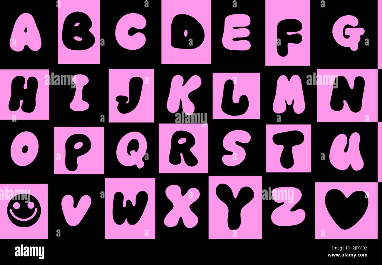 School English alphabet pattern for kids and fabrics and wrapping paper ...