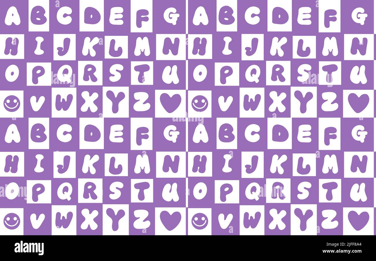 School English alphabet pattern for kids and fabrics and wrapping paper ...