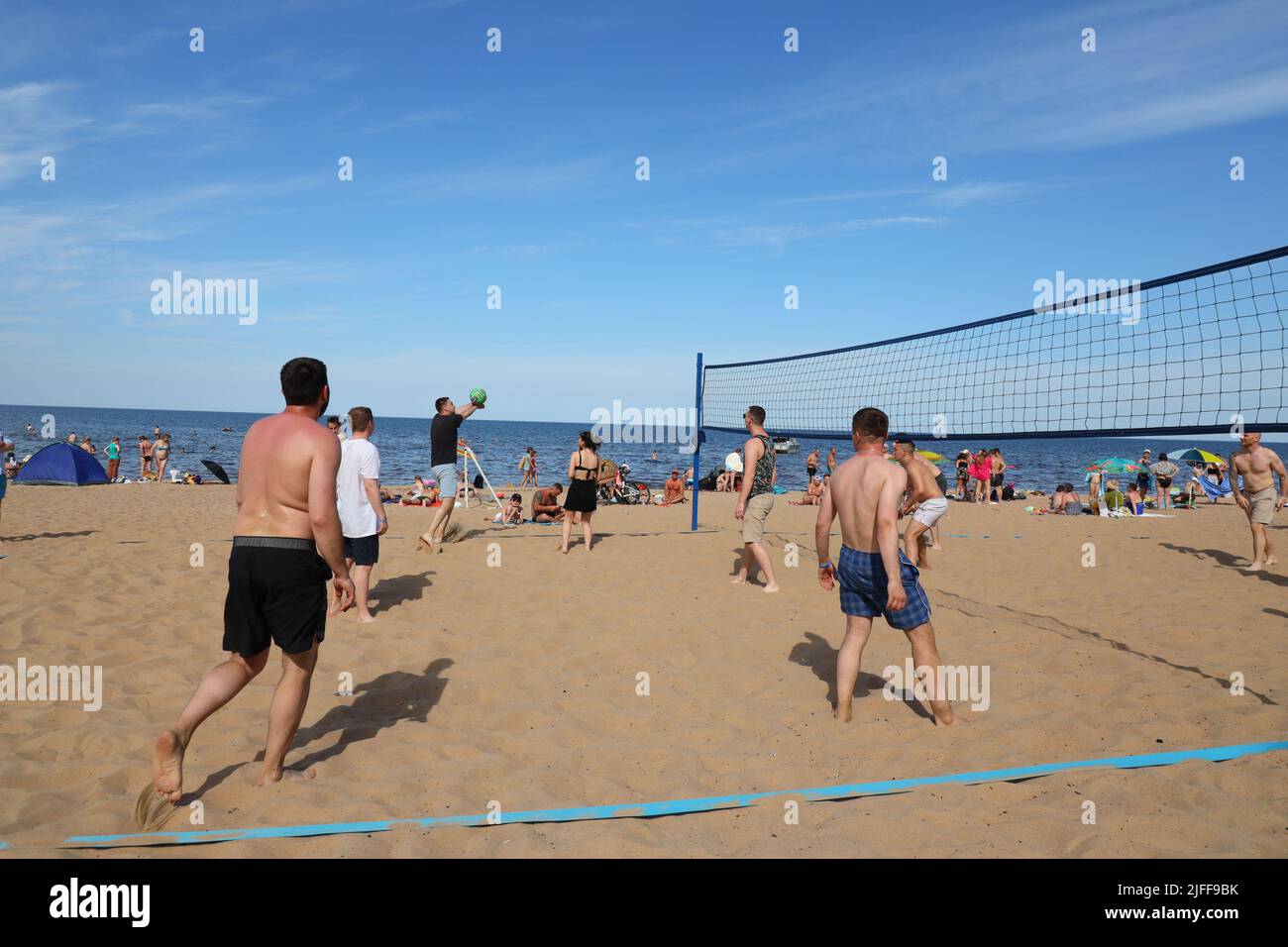 Volleyball game multiethnic hi-res stock photography and images - Alamy