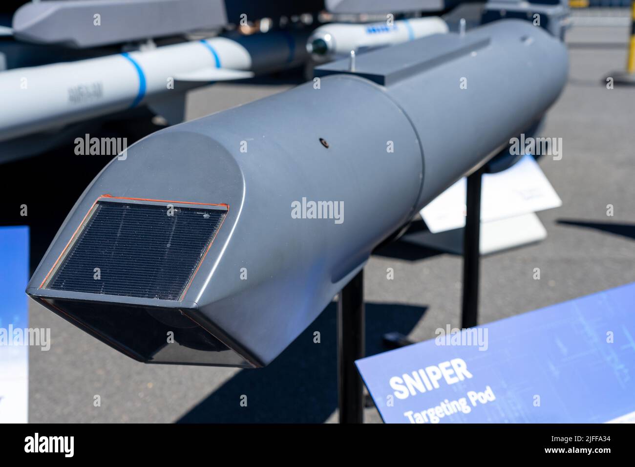 BERLIN, GERMANY - JUNE 23, 2022: Sniper Advanced Targeting Pod of ...