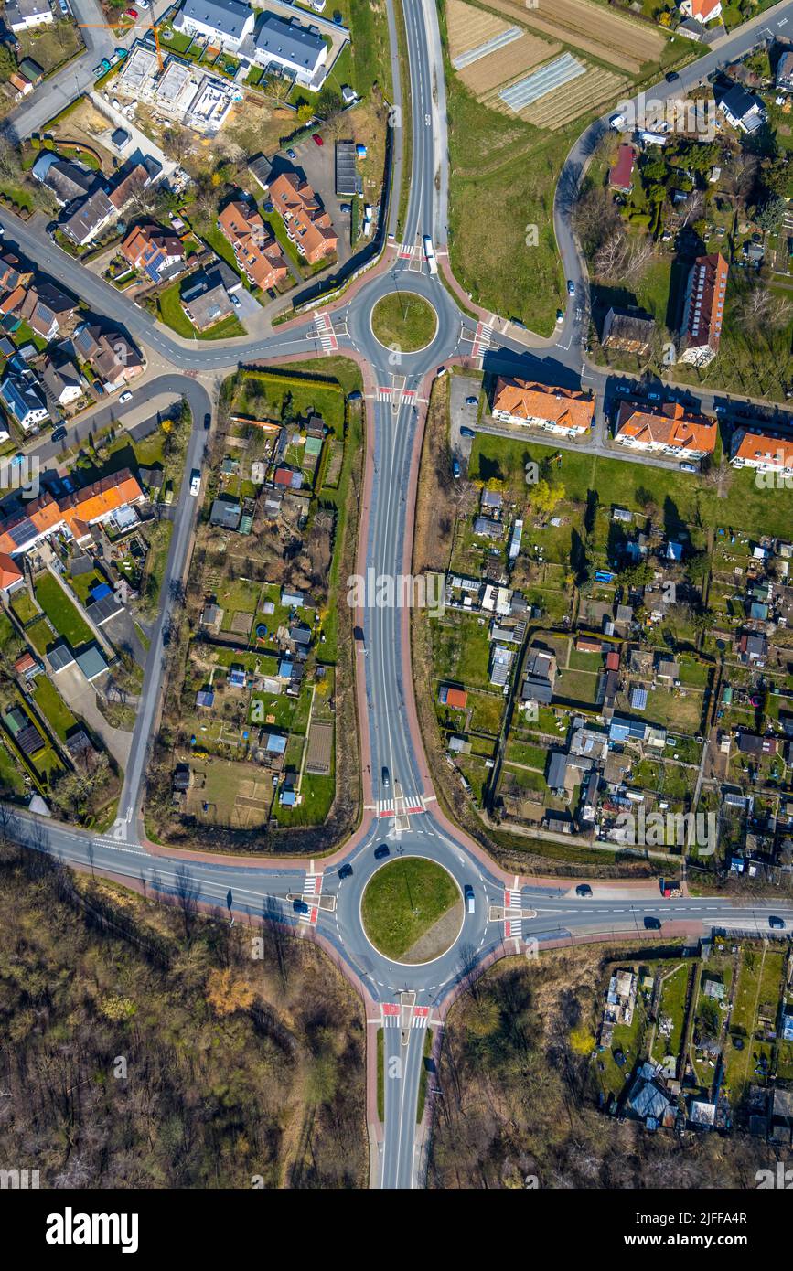 Two roundabouts naugardenring in osthofen hi-res stock photography and images - Alamy