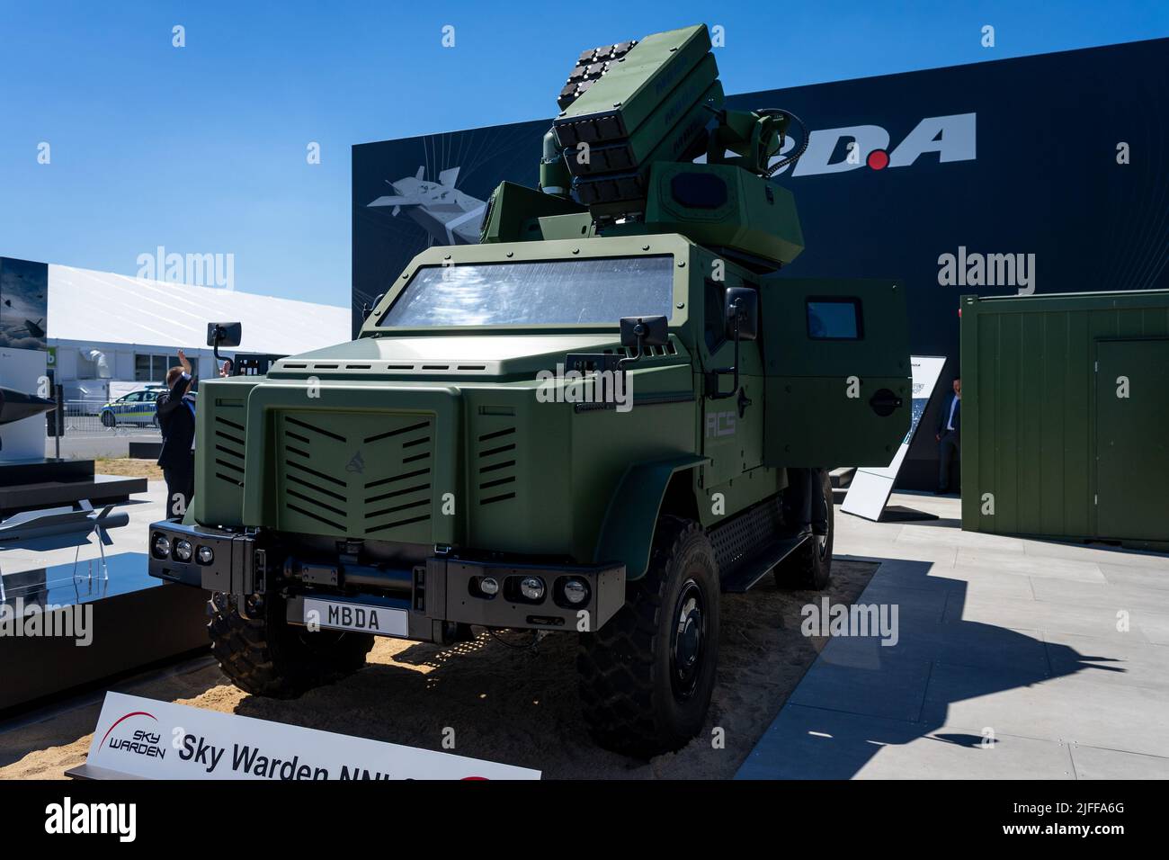 BERLIN, GERMANY - JUNE 23, 2022: Sky Warden NNbS - Small Anti Drone ...