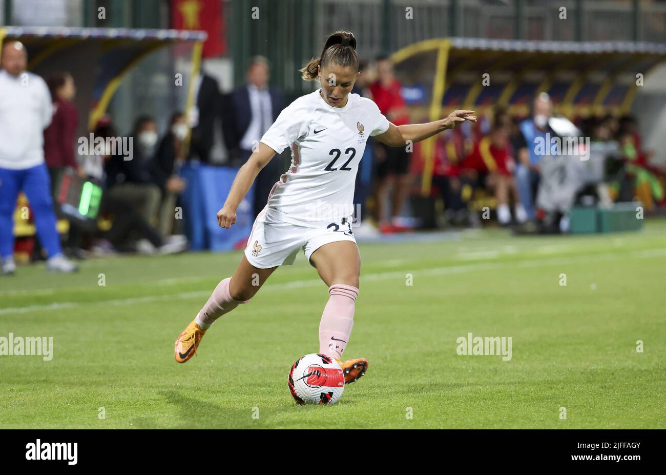 Eve Perisset of France during the International Women's Friendly ...
