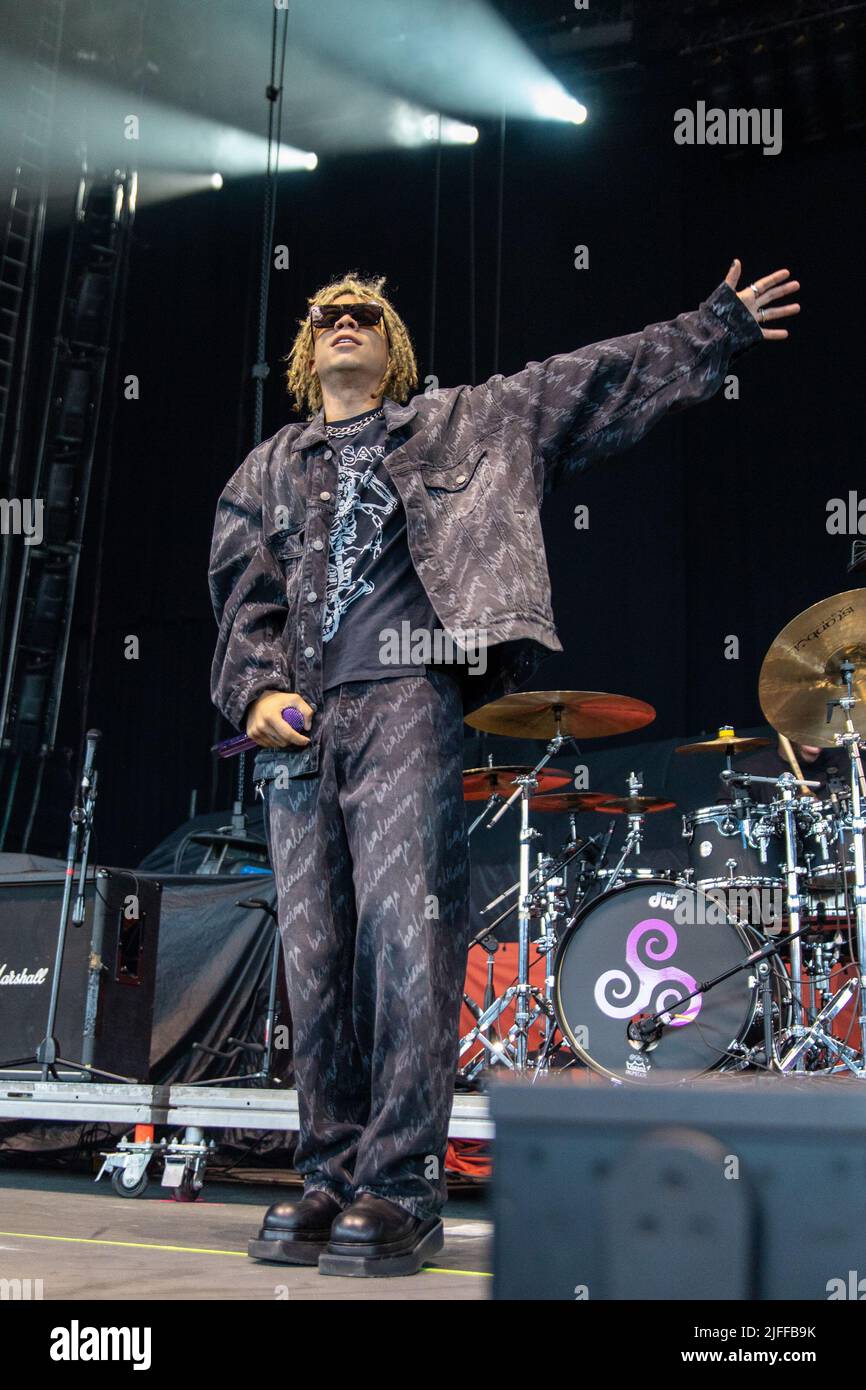 Iann Dior (Michael Ian Olmo) at Summerfest Music Festival on July 1 ...