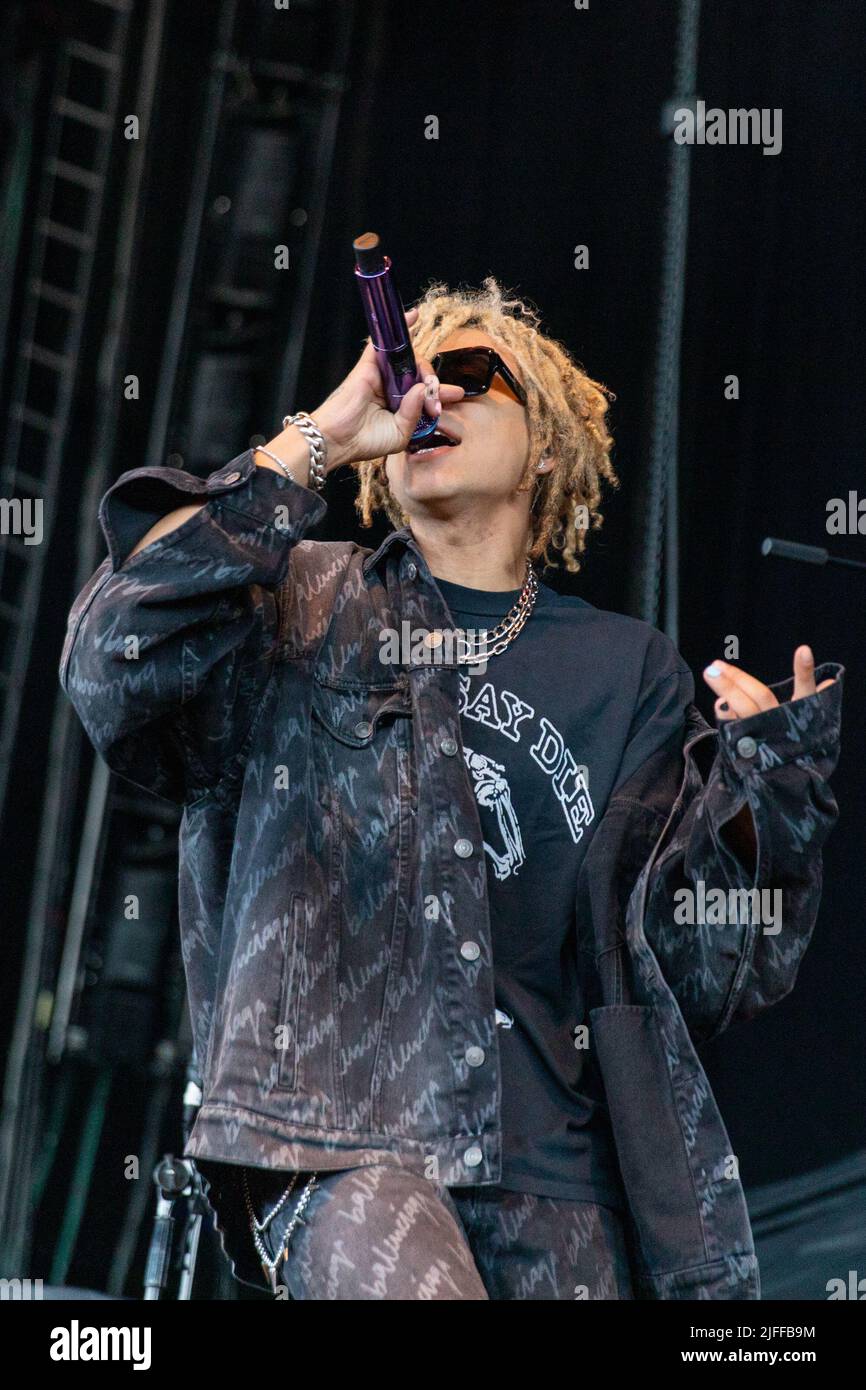 Iann Dior (Michael Ian Olmo) at Summerfest Music Festival on July 1 ...