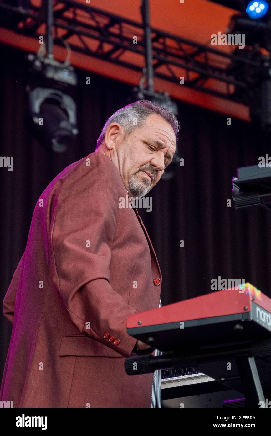 Stephen Walker of Modern English at Summerfest Music Festival on July 1 ...