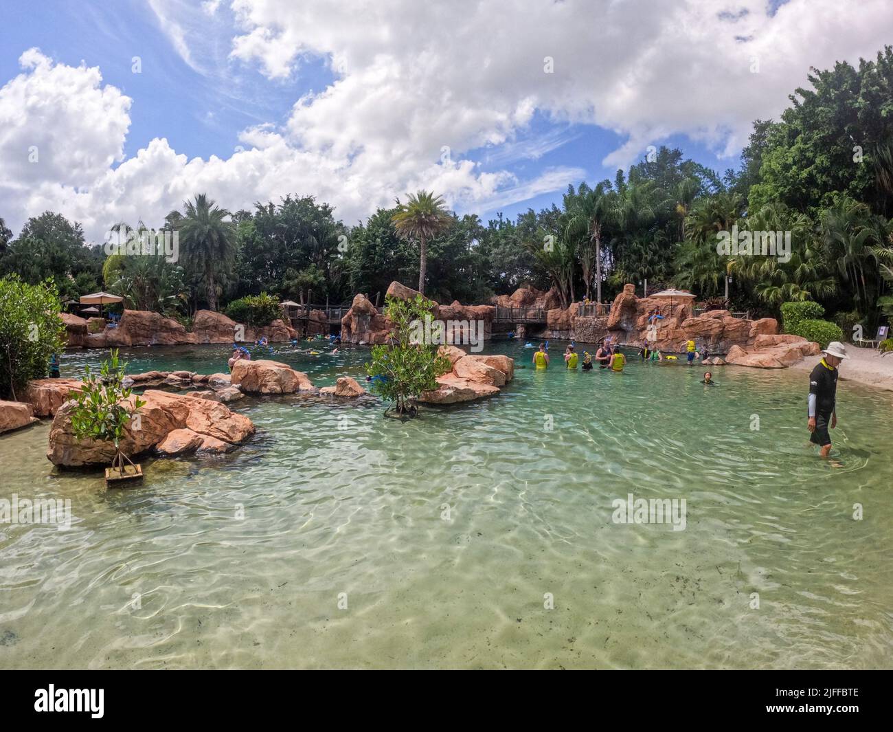 Orlando, FL USA - May 24, 2022: The Grand Reef snorkeling area at ...