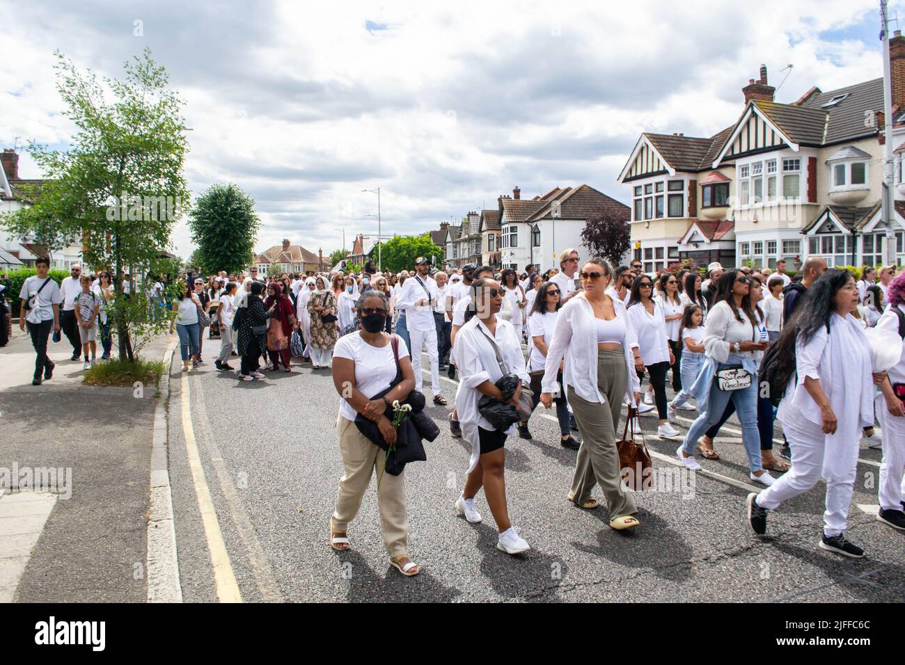 Ilford, London England. 2nd July, 2022. People participating in a ...