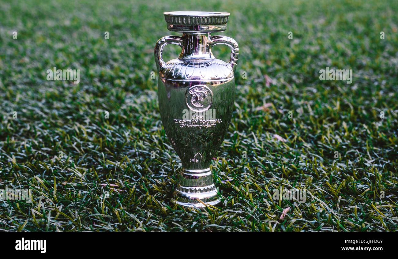 June 4, 2021, Moscow, Russia. Cup of the European Football Championship ...