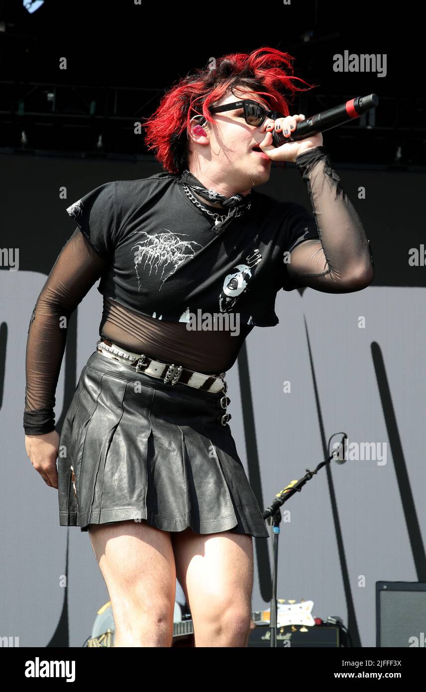 iHeartRadio Daytime Stage at Area 15 Las Vegas Featuring: Yungblud ...