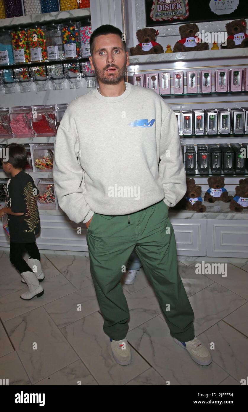 Scott Disick Celebrates the Grand Opening of the New Sugar Factory Las ...