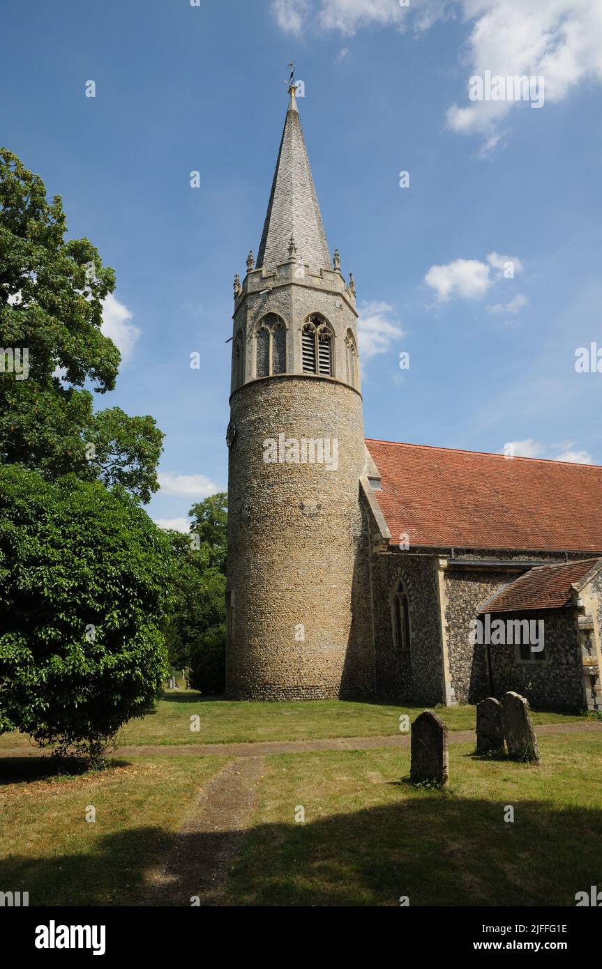 St Andrew's Church, Quidenham., Norfolk Stock Photo - Alamy