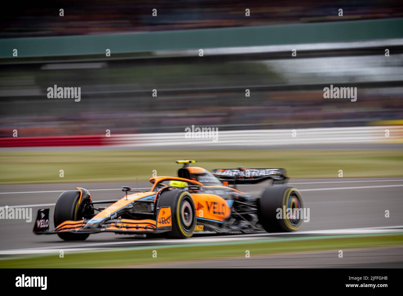 SILVERSTONE, UNITED KINGDOM - July 02, 2022: Lando Norris, from the ...