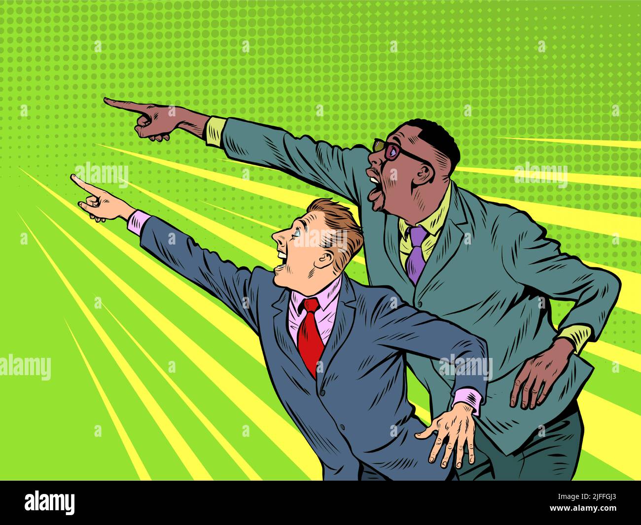 People point with their hand. Template advertising announcement news ...