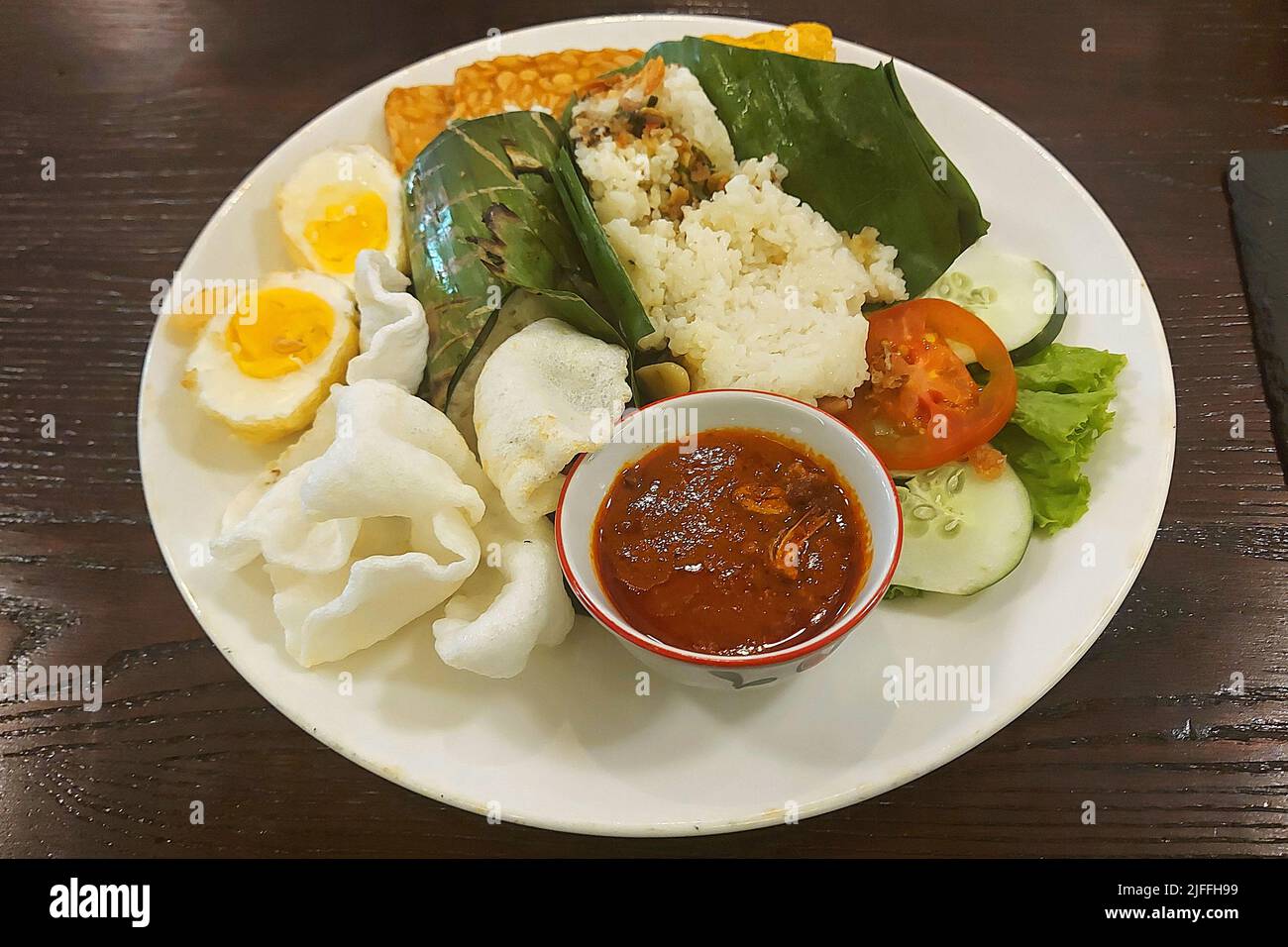 Nasi Bakar Grilled Rice, Traditional Food of Indonesia, Jakarta ...