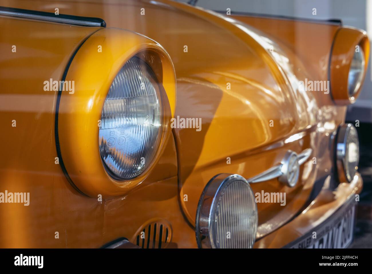 Closeup of trabant headlight hi-res stock photography and images - Alamy
