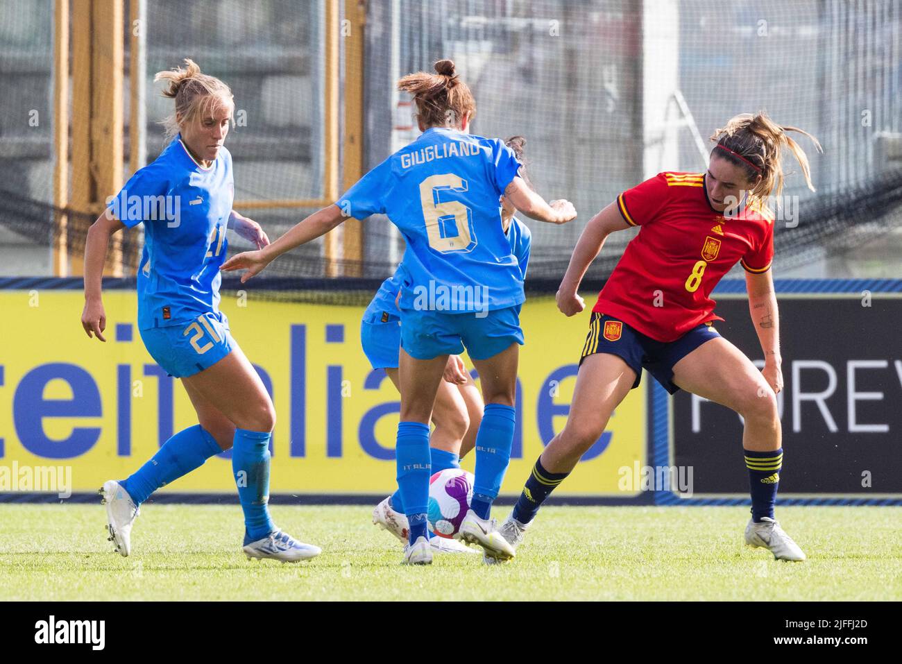 Valentina Cernoia, Manuela Giugliano of Italy and Maria Franc Caldentey ...