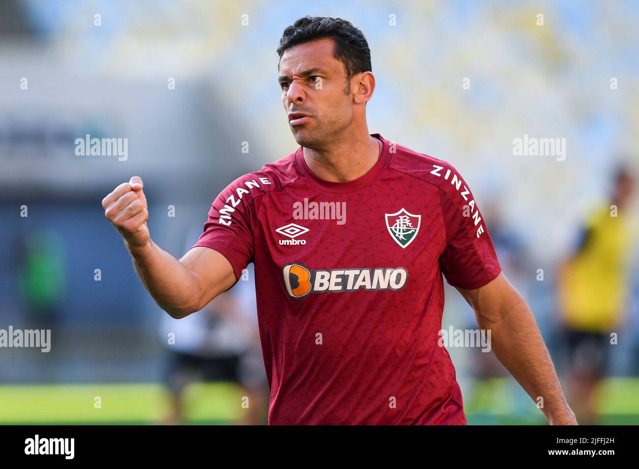 Rio, Brazil - July 02, 2022: Fred player in match between Fluminense vs ...