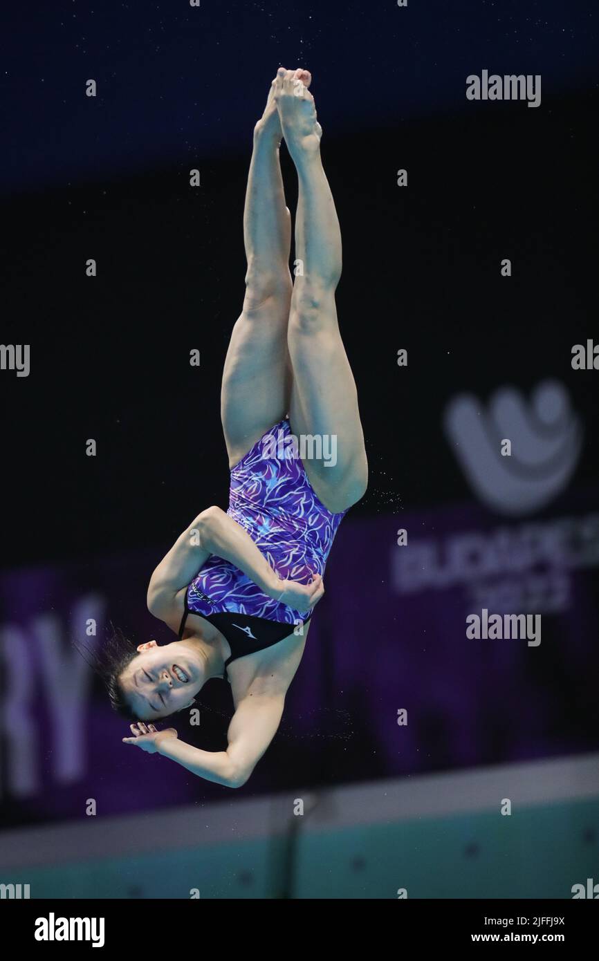 Budapest, Hungary. 2nd July, 2022. Mikami Sayaka of Japan competes ...
