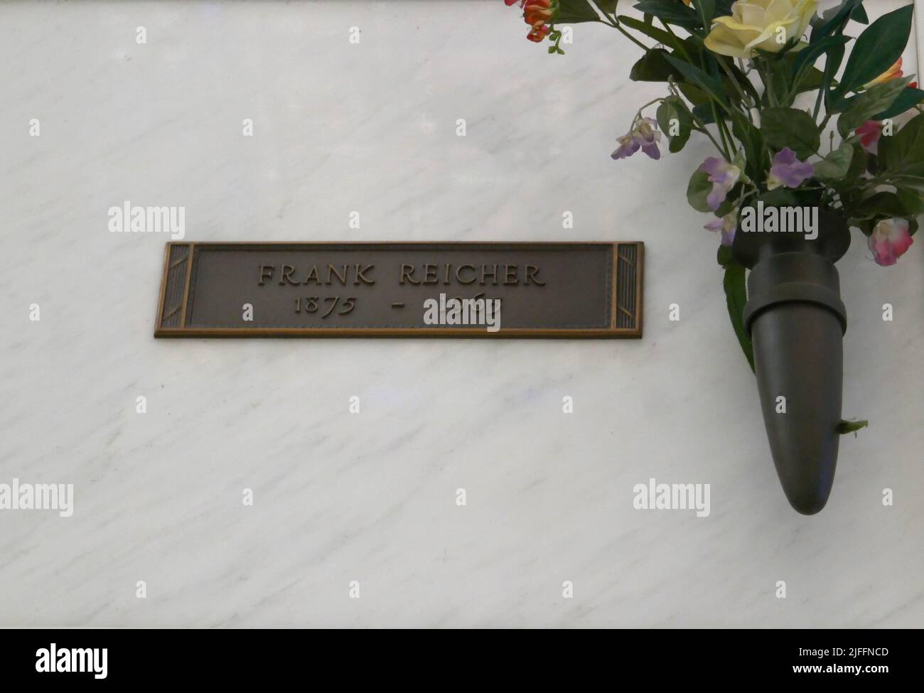Inglewood, California, USA 29th June 2022 Actor Frank Reicher's Grave ...