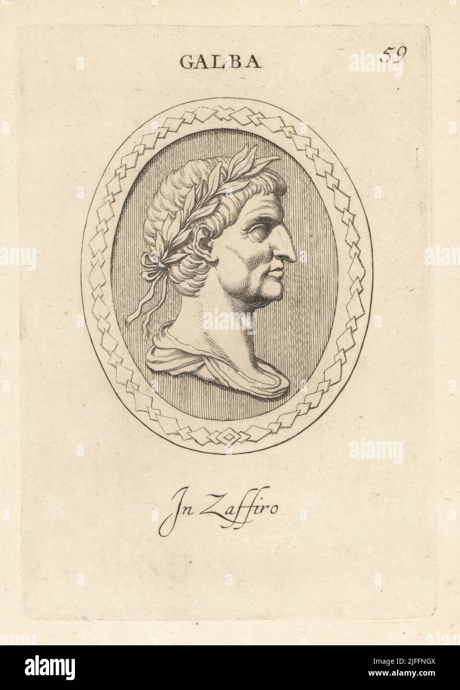 Bust of Galba, born Servius Sulpicius Galba, 3 BC – AD 69. Sixth Roman ...