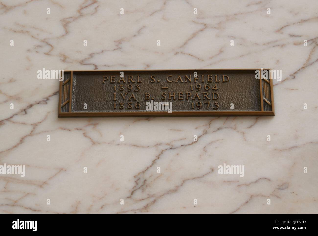 Inglewood, California, USA 29th April 2022 Actress Iva Shepard's Grave ...