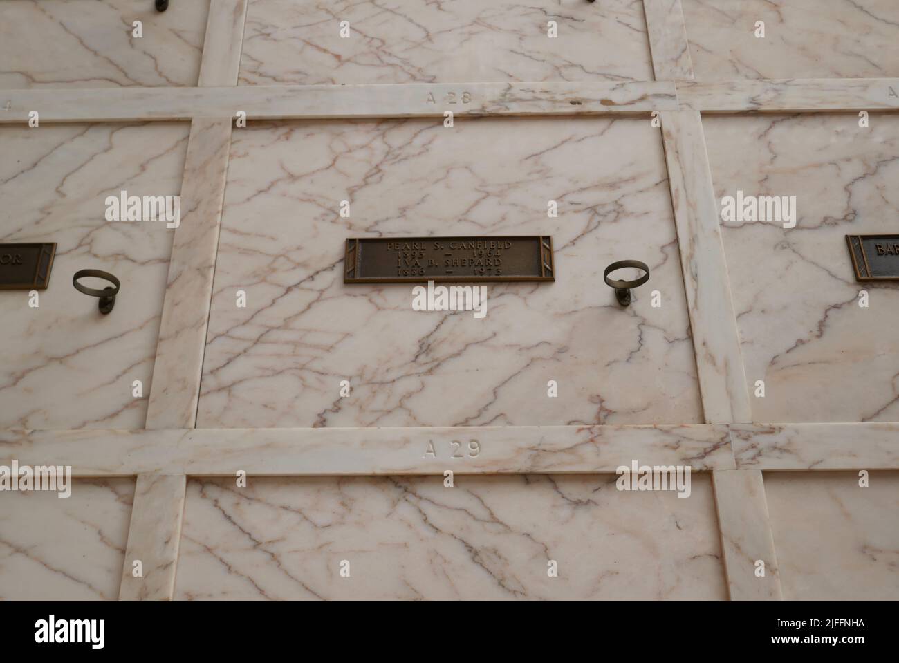 Inglewood, California, USA 29th April 2022 Actress Iva Shepard's Grave ...