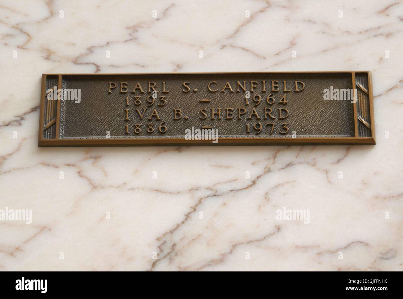 Inglewood, California, USA 29th April 2022 Actress Iva Shepard's Grave ...