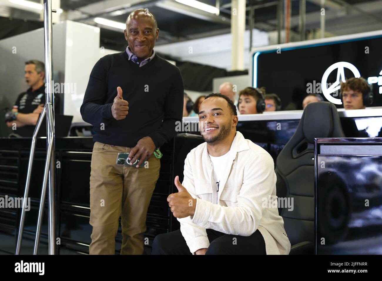 Anthony Hamilton and Nicolas Hamilton, portrait during the Formula 1 ...