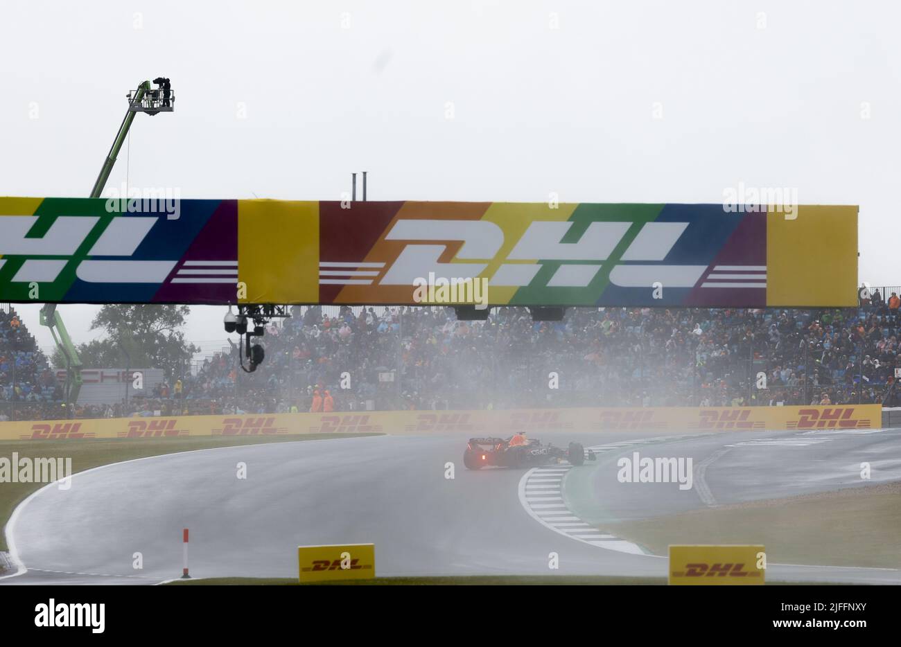 01 VERSTAPPEN Max (nld), Red Bull Racing RB18, action crash, accident ...