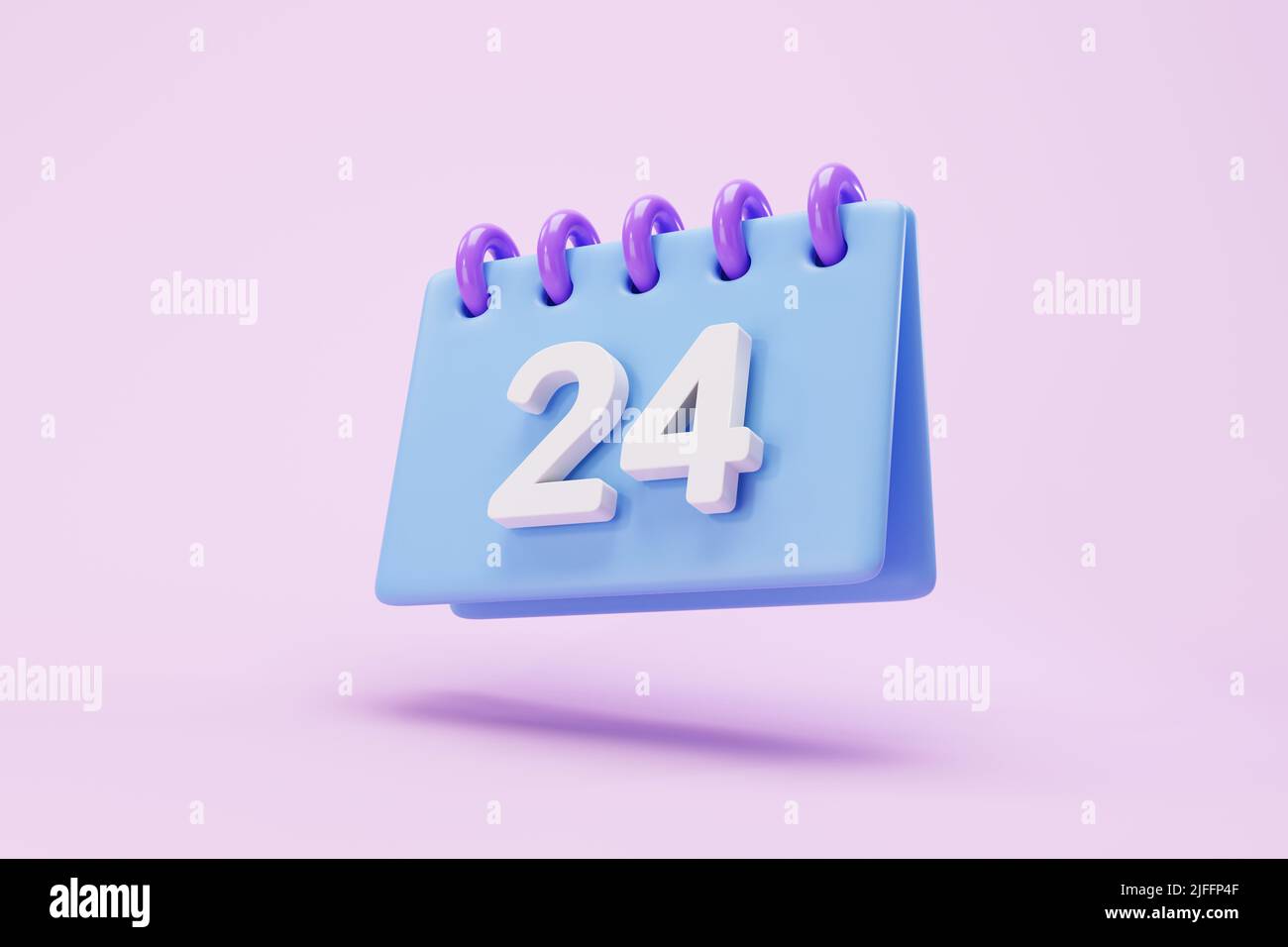 icon of a daily calendar.3d illustration Stock Photo - Alamy