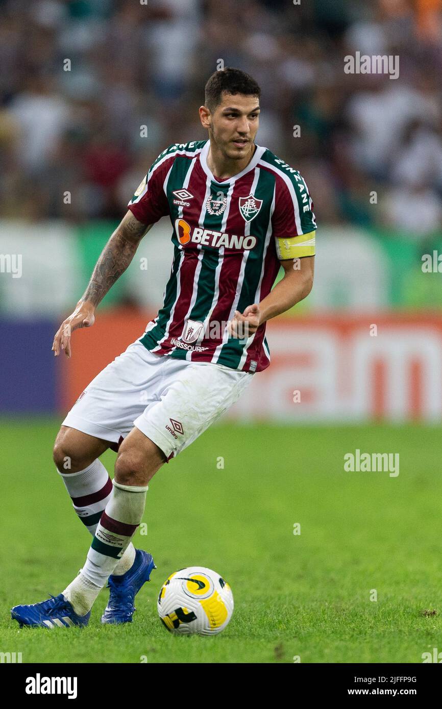 Rio de Janeiro, Brazil. 02nd July, 2022. Nino of Fluminense during the ...