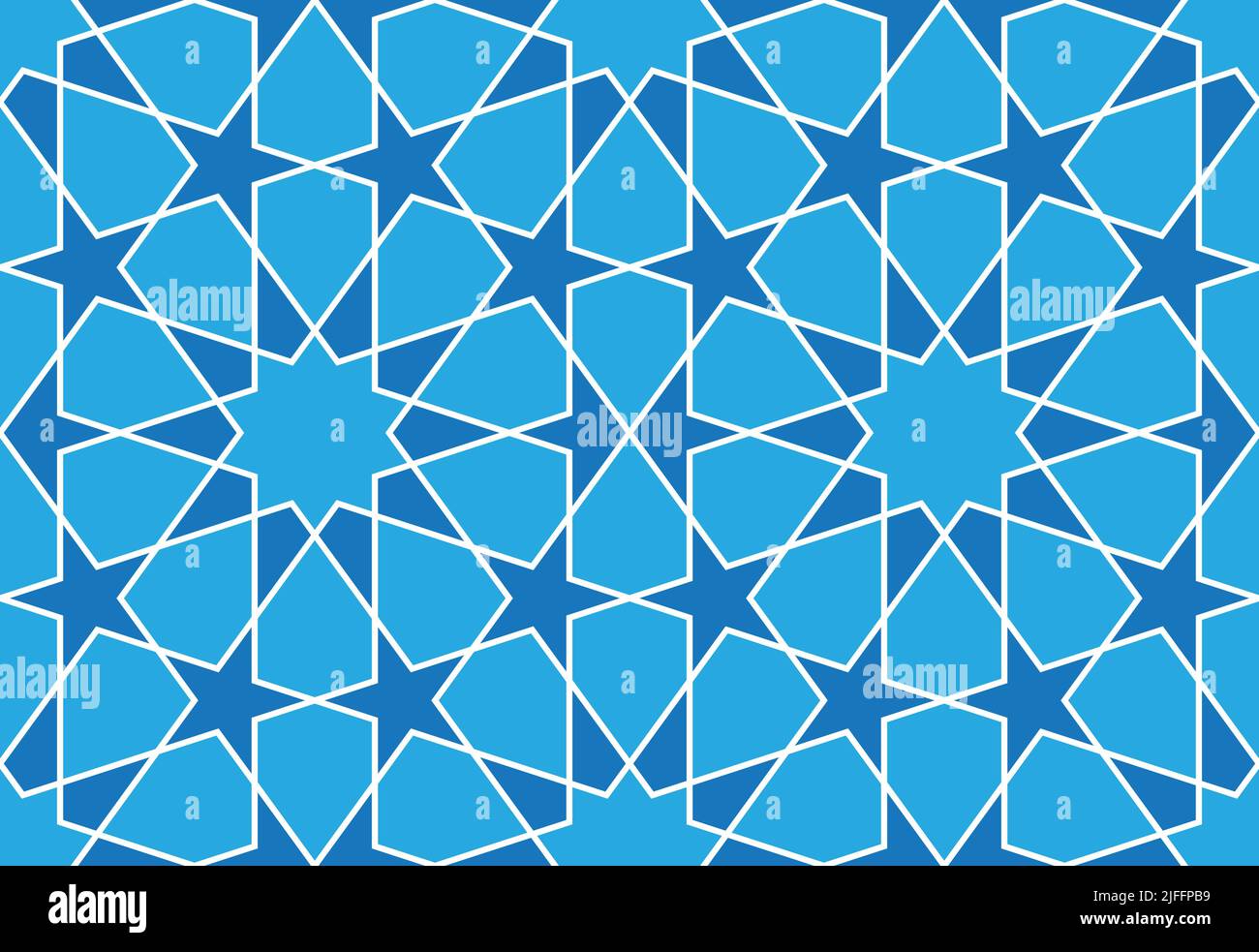 Arabic geometric seamless pattern. Vector illustration Stock Vector ...