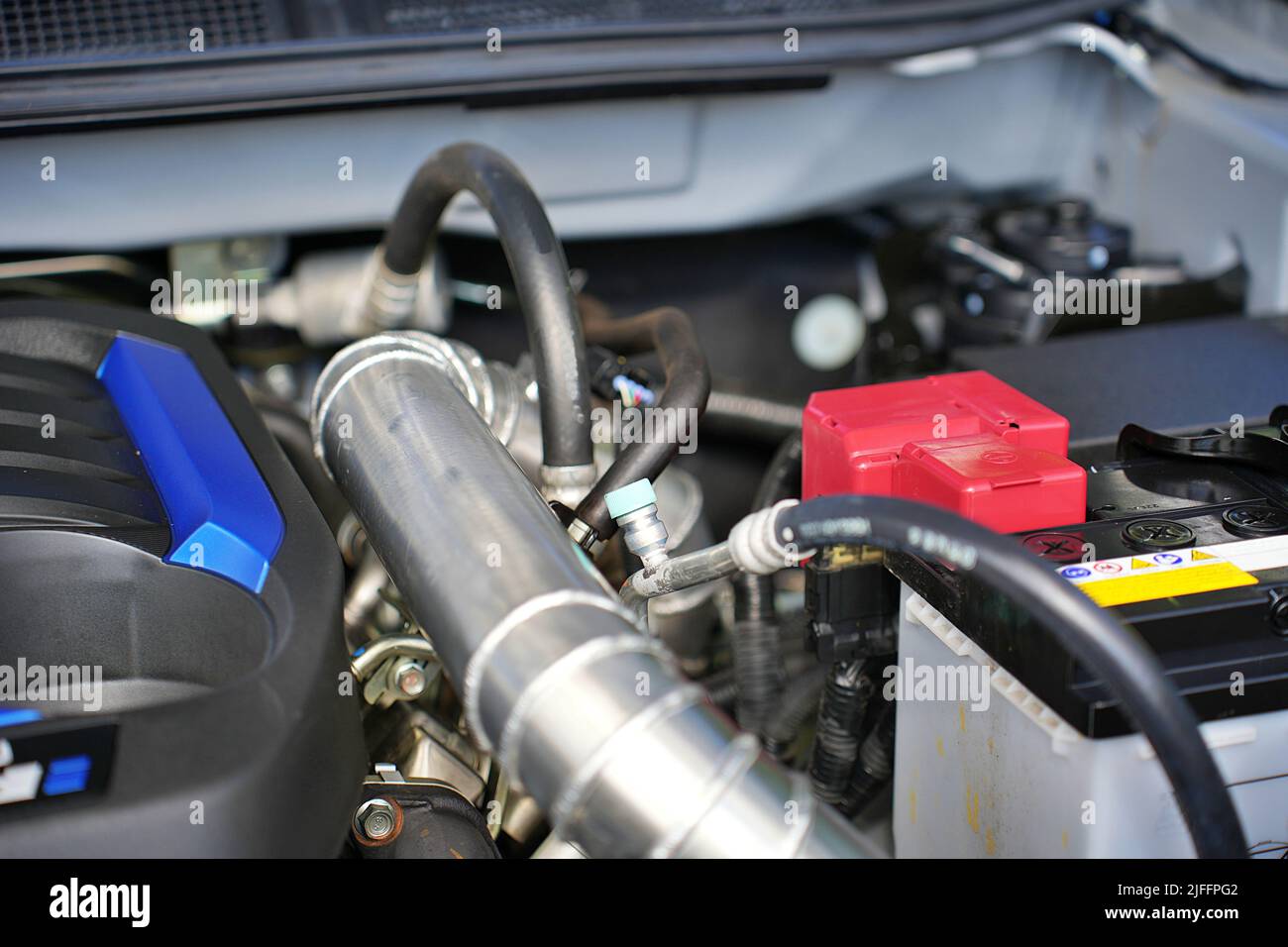 The powerful engine of a car. Internal design of engine. Car engine ...