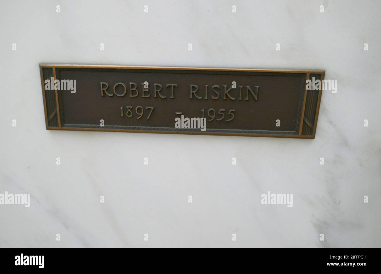 Inglewood, California, USA 29th June 2022 Screenwriter Robert Riskin's ...