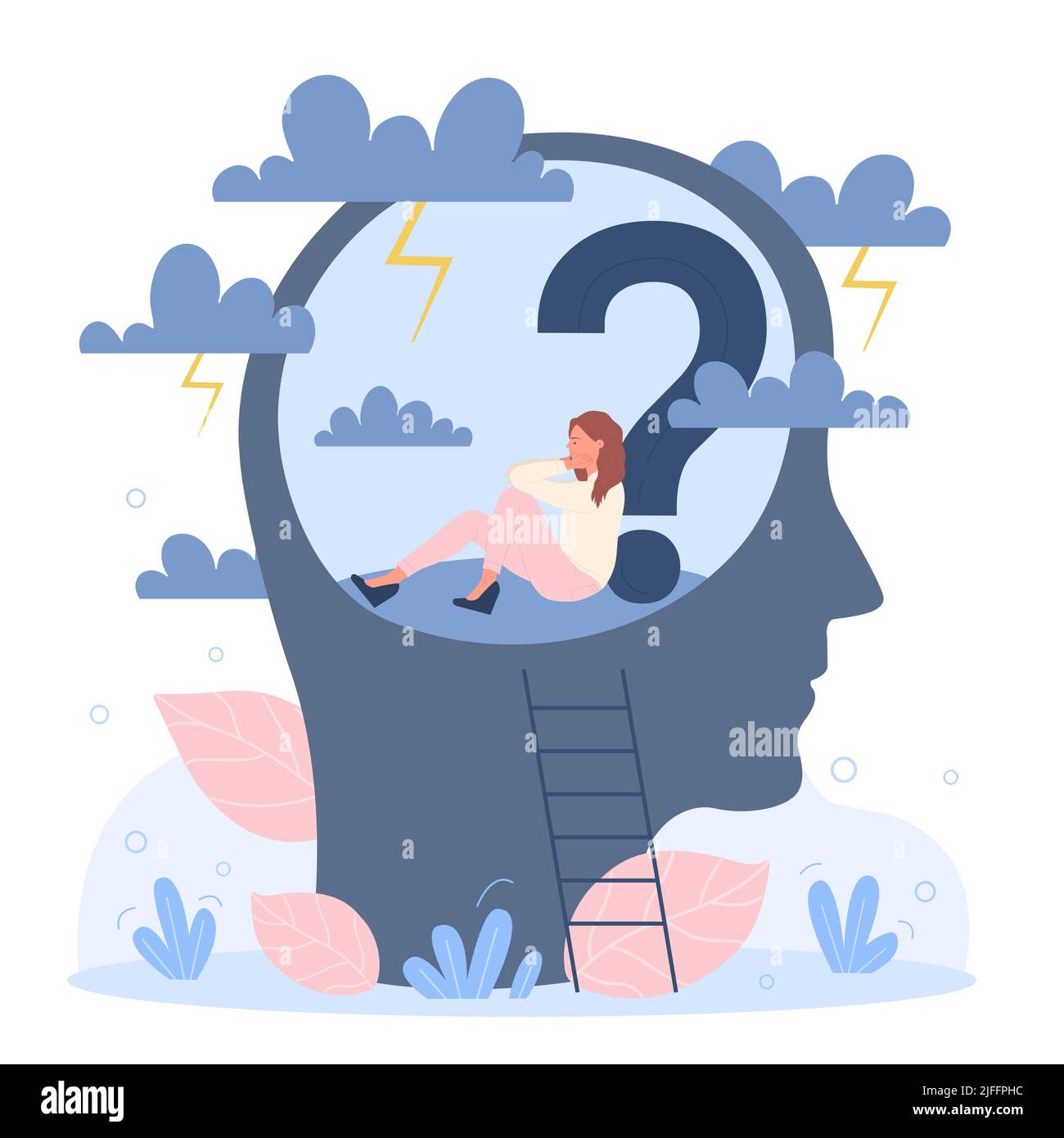 Suffering abstract Stock Vector Images - Alamy