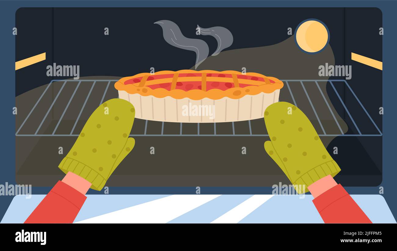 Open Oven Cartoon