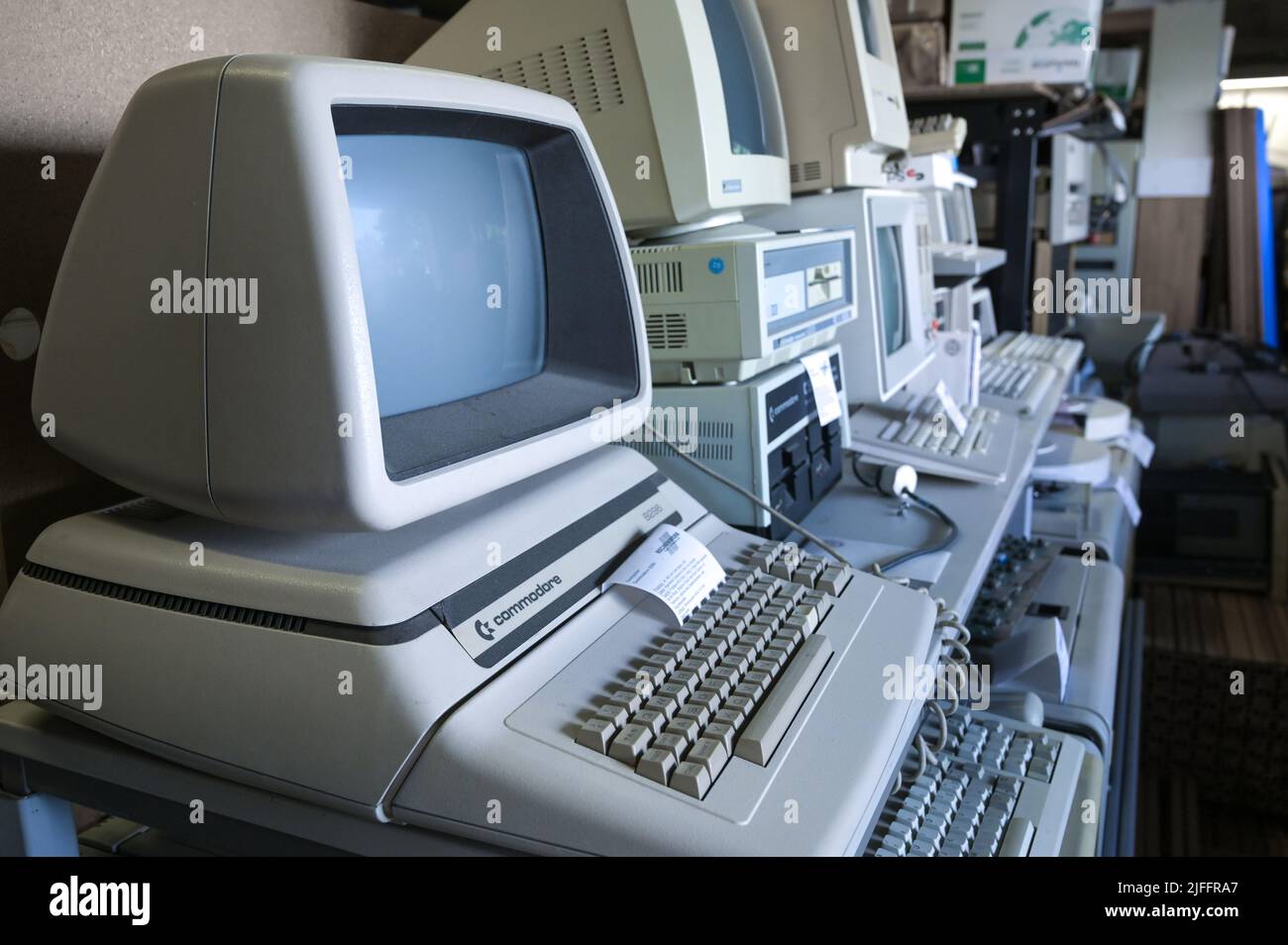 28 June 2022, Saxony-Anhalt, Halle (Saale): A rare exhibit today the ...