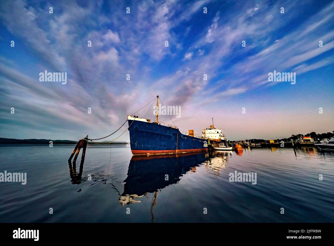 Interesting low angle, wide shot of the MV Stephen Brown. This ship is ...