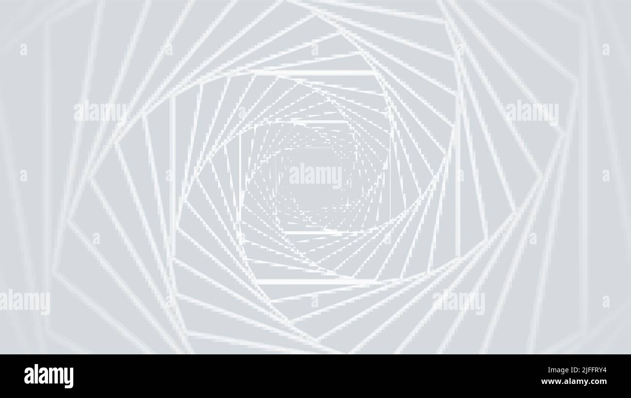 Abstract white spiral lines pattern on clean background. Vector ...