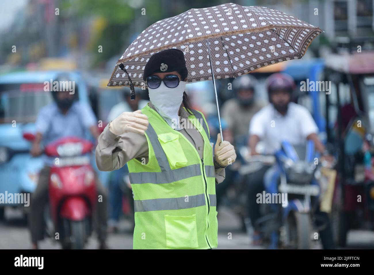 Indian Traffic Police Women