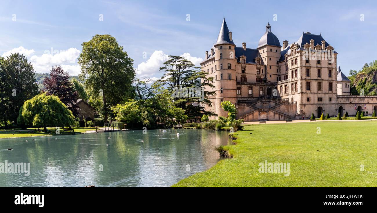 France. Isere (38) Route Napoleon. Park and castle of Vizille, cradle ...