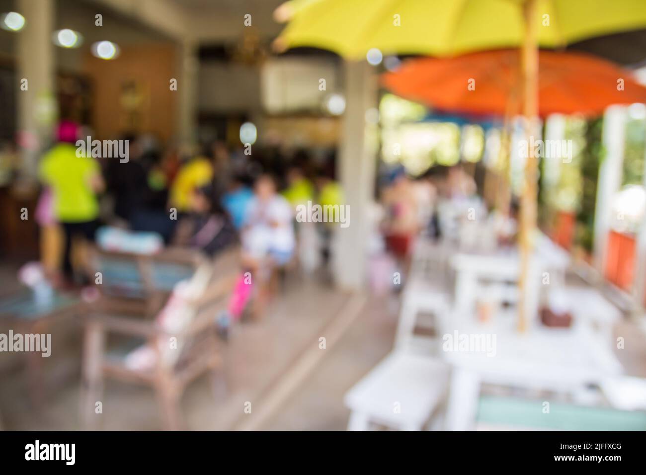 Image of abstract blurred coffee shop background, for any design Stock ...