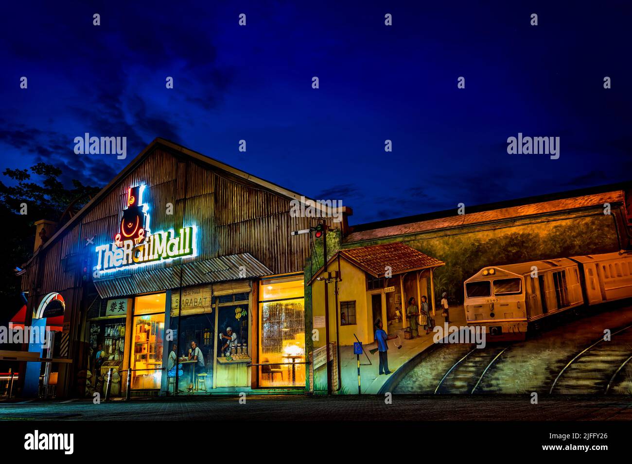 The Rail Mall situated along Upper Bukit Timah Road is rows of pre war ...