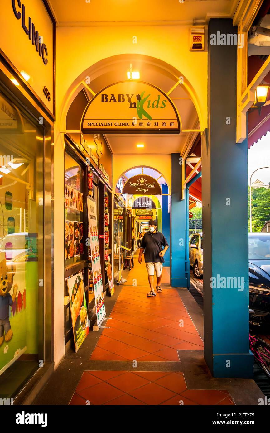 The Rail Mall situated along Upper Bukit Timah Road is rows of pre war ...