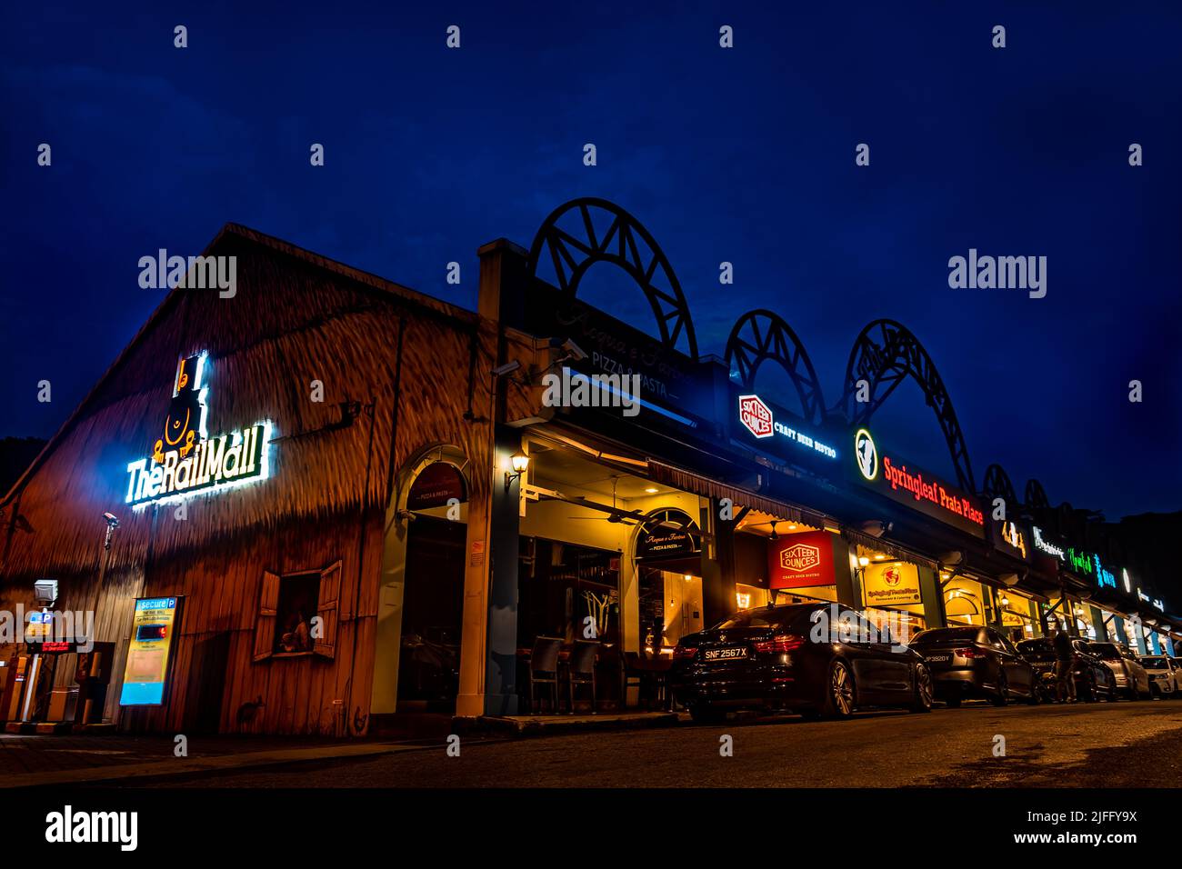 The Rail Mall situated along Upper Bukit Timah Road is rows of pre war ...