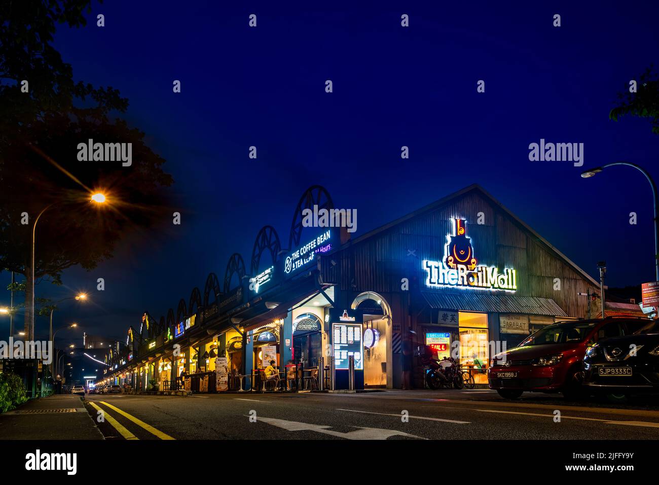 The Rail Mall situated along Upper Bukit Timah Road is rows of pre war ...