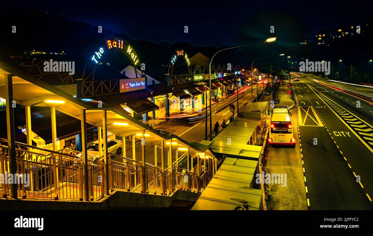 The Rail Mall situated along Upper Bukit Timah Road is rows of pre war ...