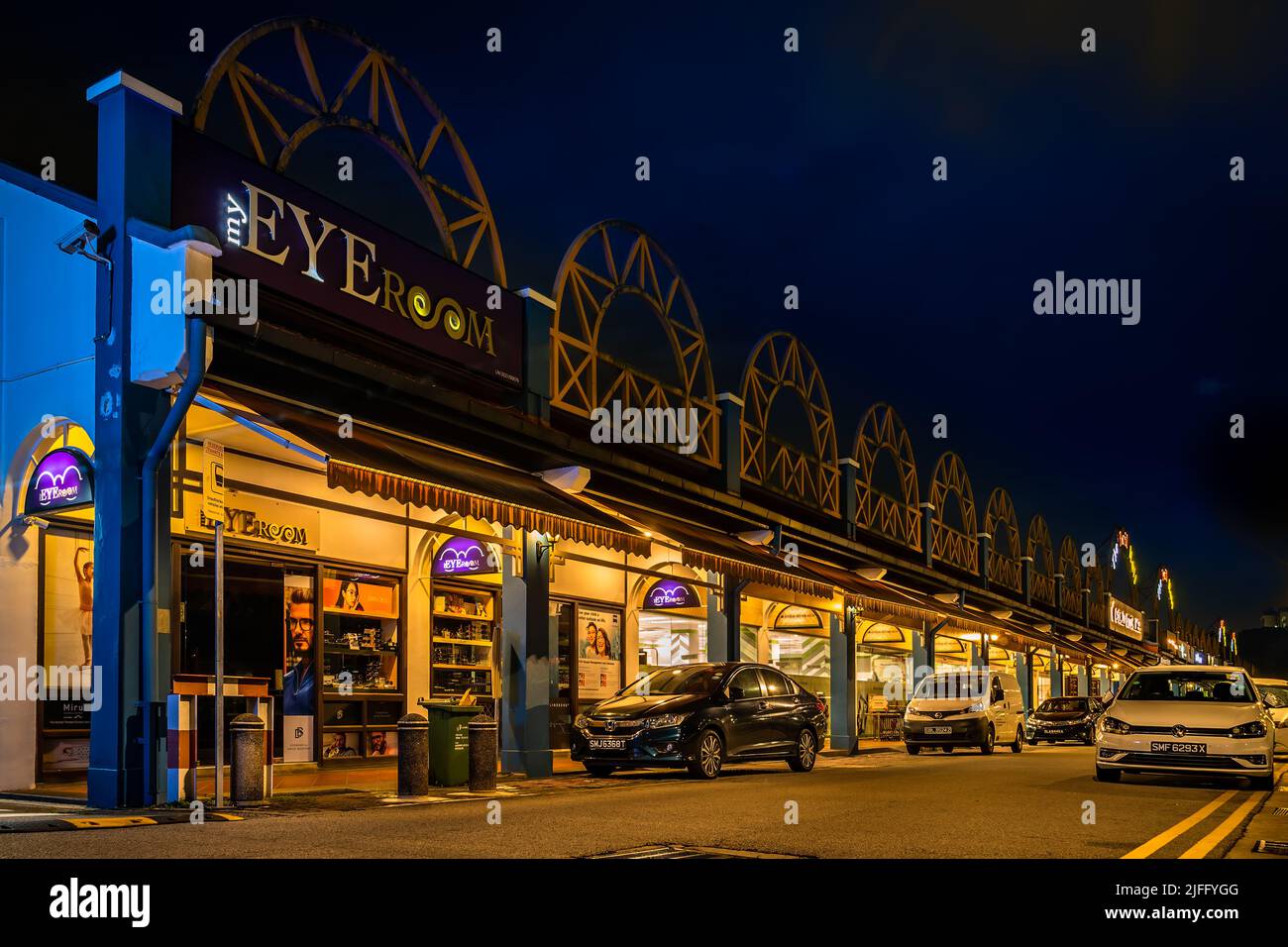 The Rail Mall situated along Upper Bukit Timah Road is rows of pre war ...
