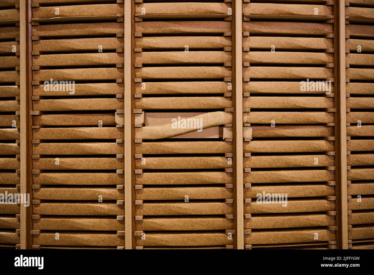 Winding of high voltage power transformer with copper bars Stock Photo ...